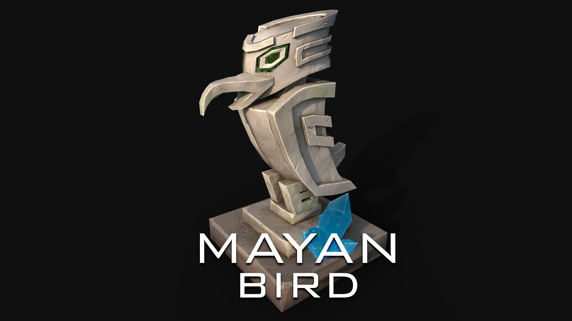 ArtStation - Mayan Bird Statue