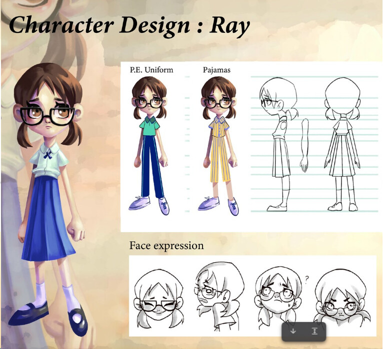 ArtStation - Curse of the Mirror : Character design : My thesis