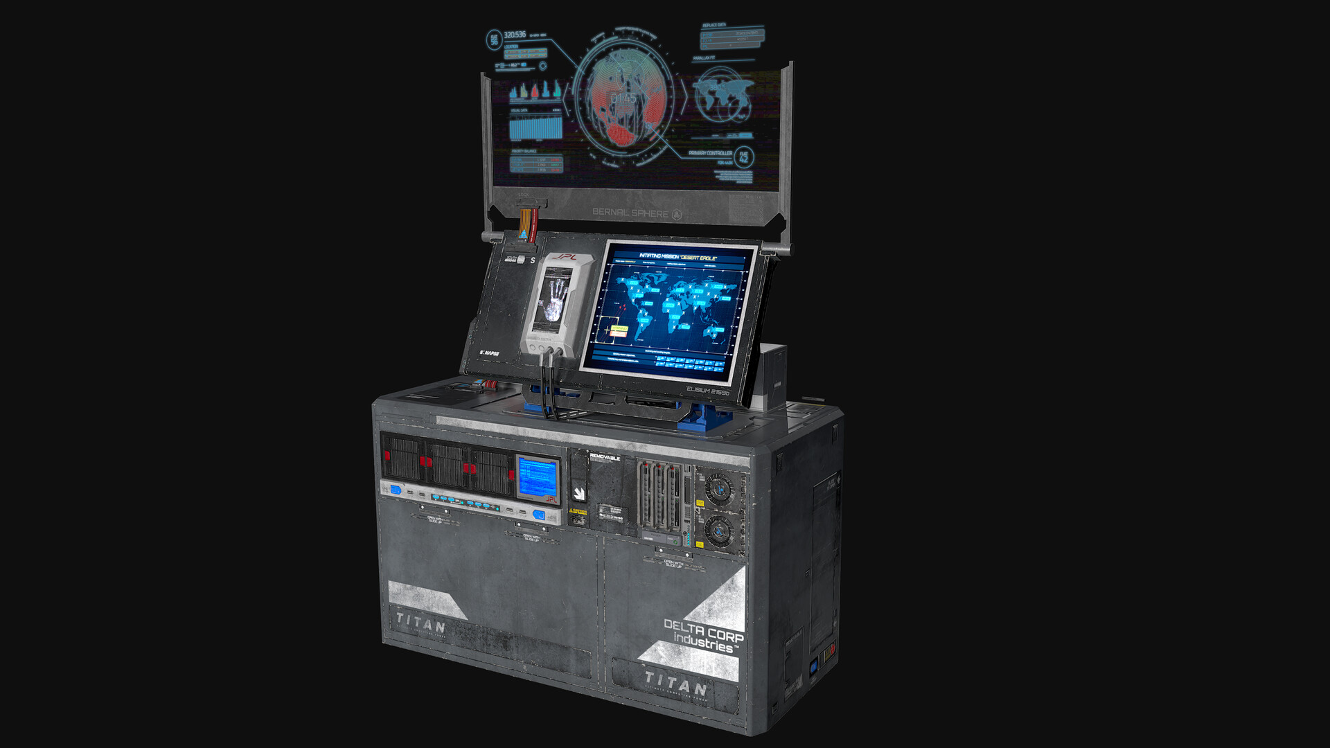 ArtStation - Sci-fi terminal