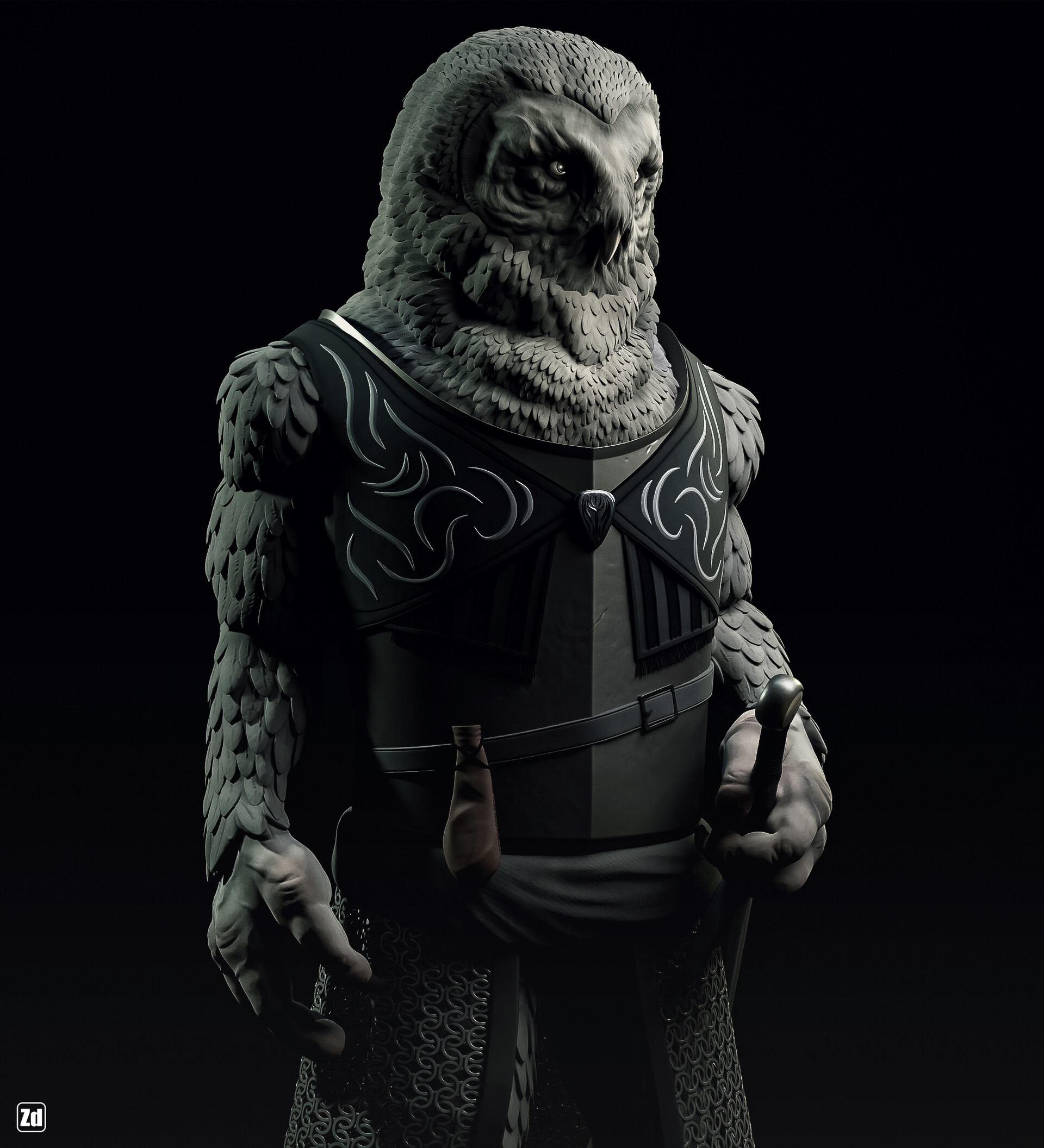 ArtStation - Owl knight