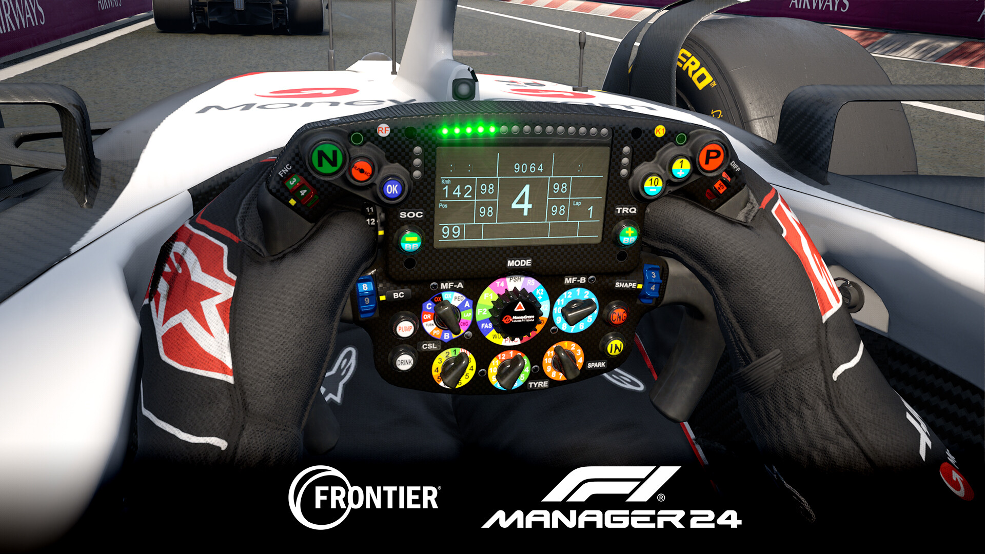 Matthew Gibbs - F1 Manager 24 - Haas Race Team Steering Wheel