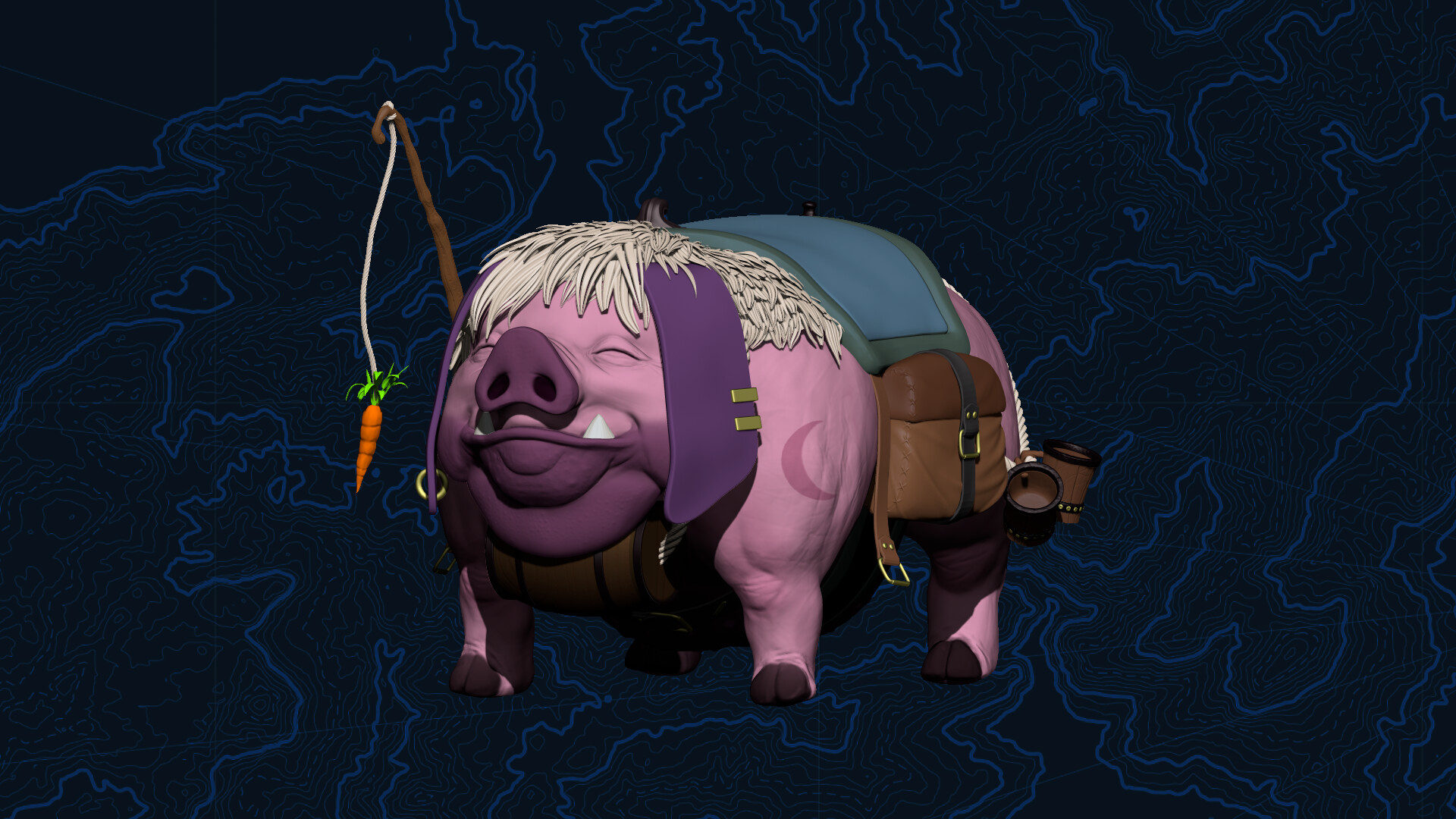 ArtStation - Hog mount design and 3D model