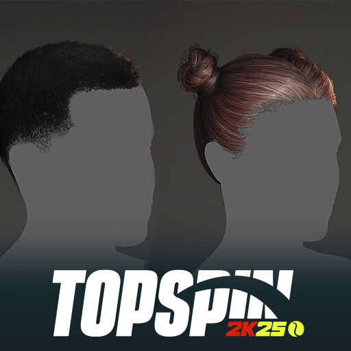 ArtStation - TopSpin 2k25 - Hairstyles