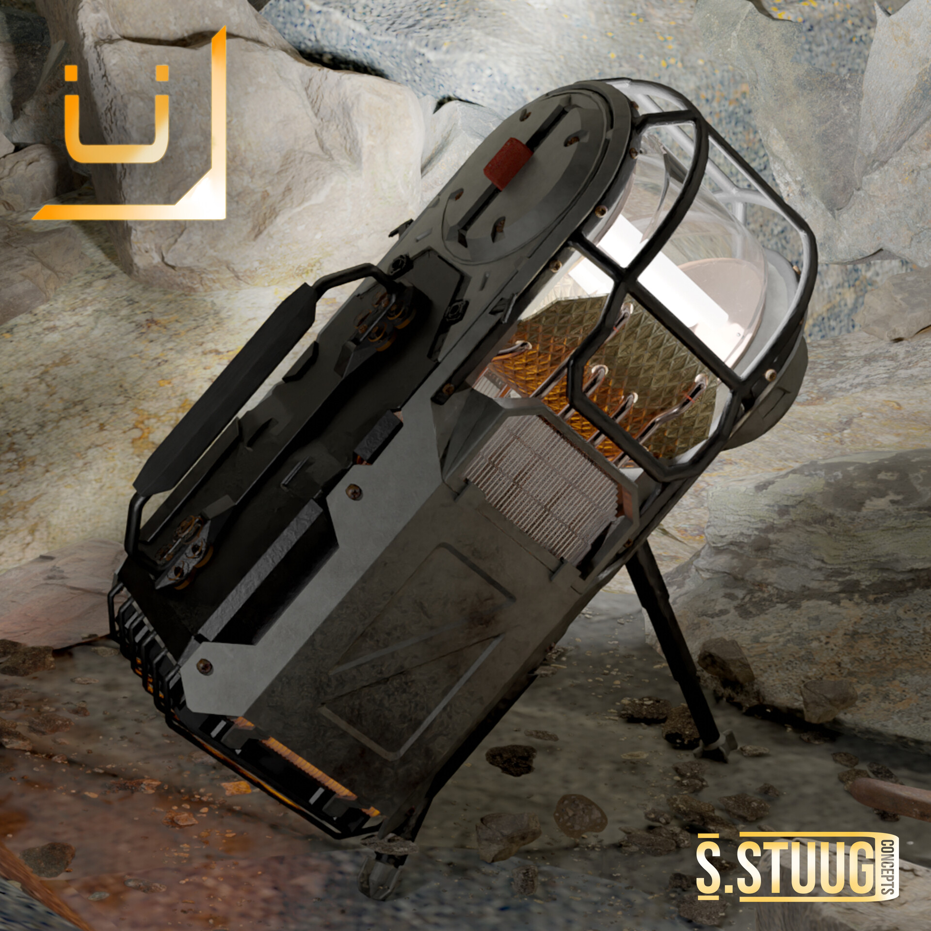 ArtStation - Mining high yield Work-Light