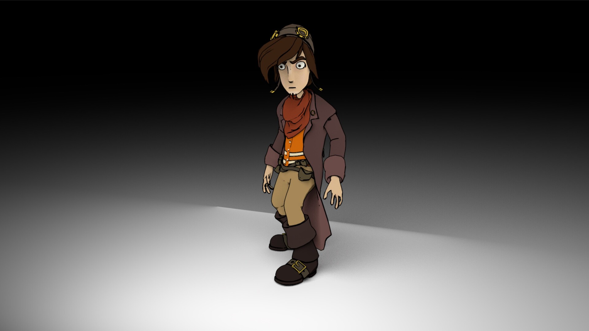 ArtStation - Rufus from Deponia