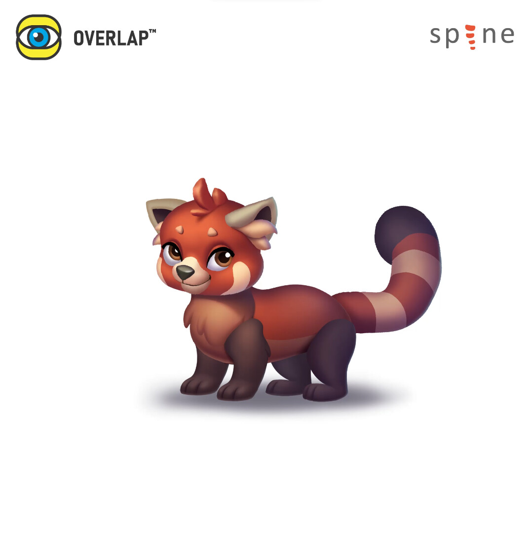 ArtStation - Character Animation with Spine 2D - Red Panda