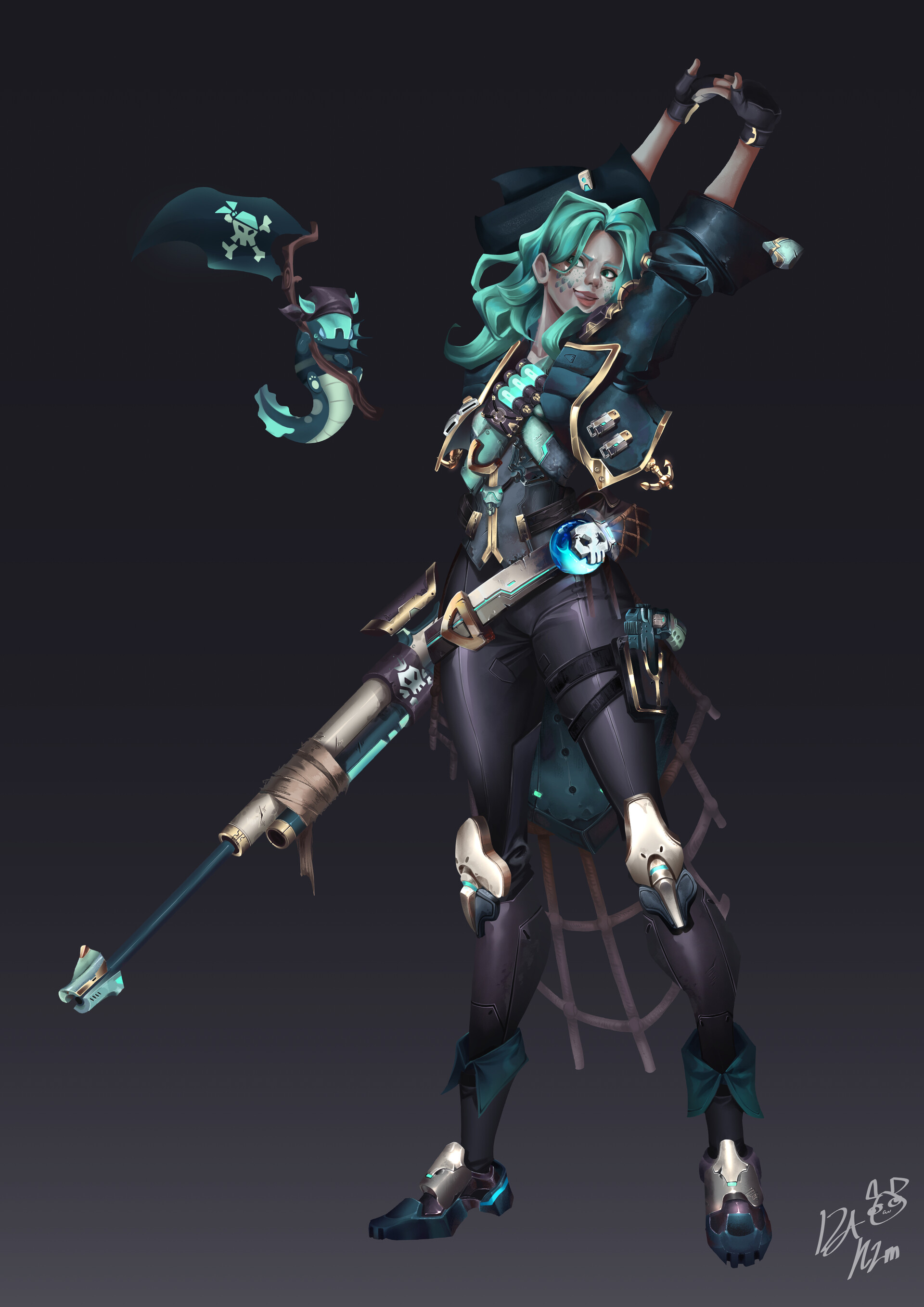 ArtStation - Sable_overwatch fan art