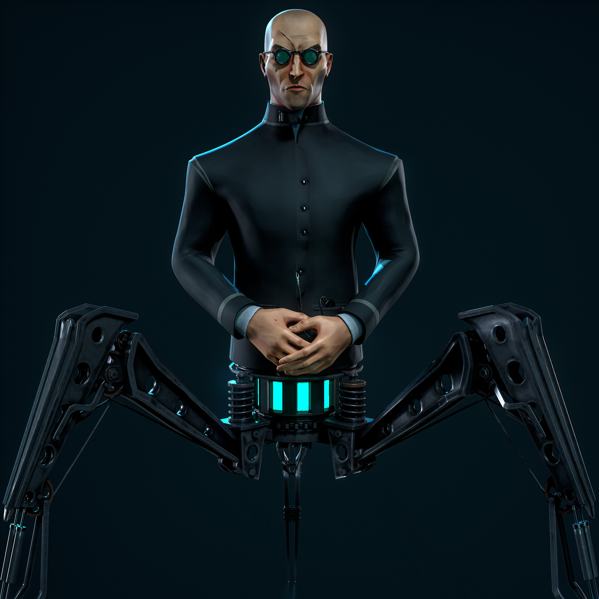 ArtStation - Old cyborg