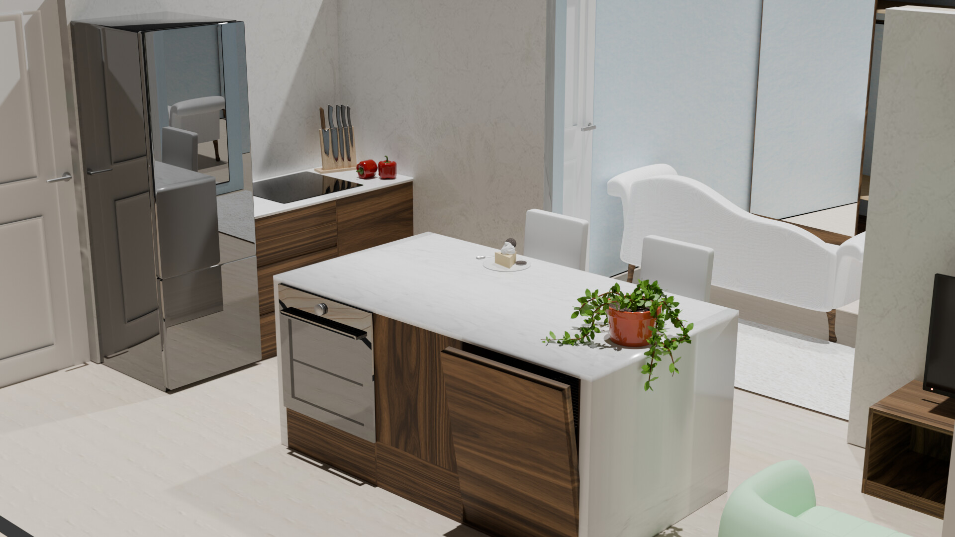 ArtStation - Bright Apartment (2024)