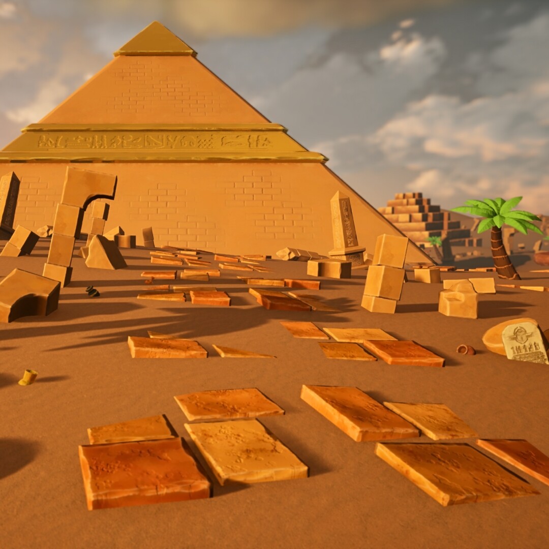 ArtStation - Egyptian Pyramids