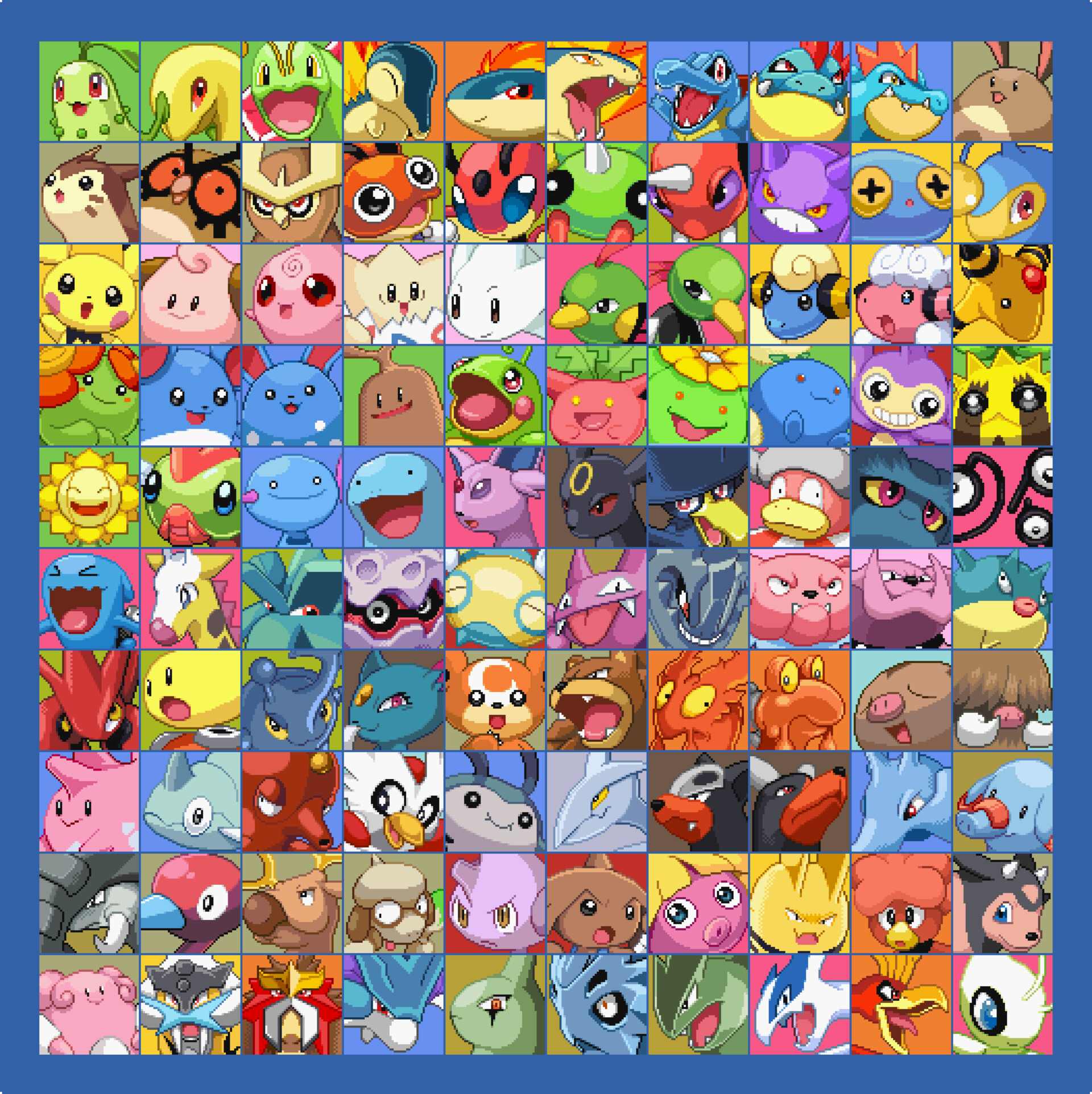 ArtStation - Pokémon 2nd Gen. - Icons