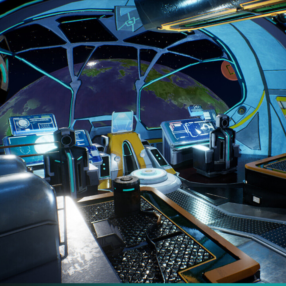 ArtStation - Spaceship Interior
