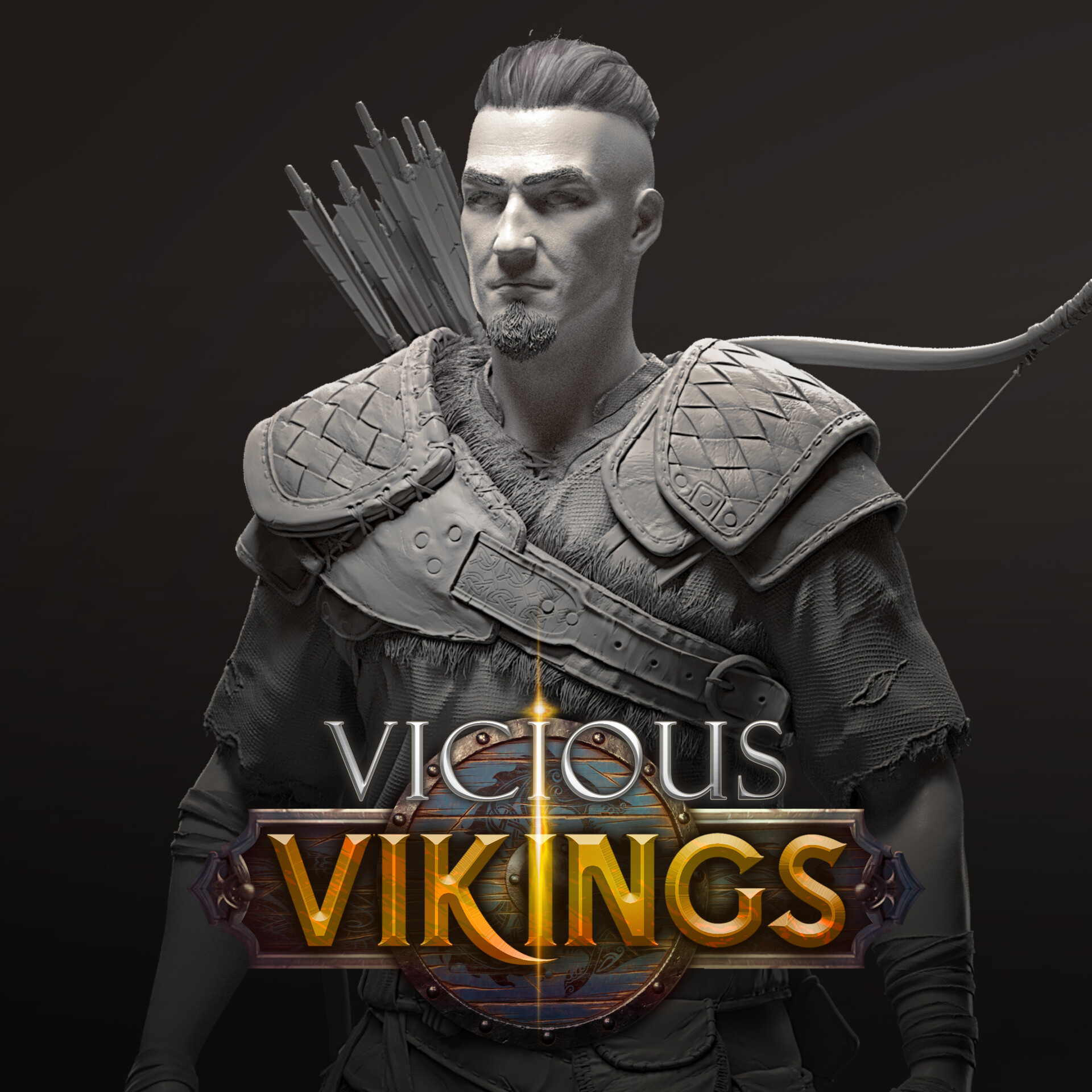 ArtStation - Archer - Highpoly Showcase - Vicious Viking (Realistic 3D ...