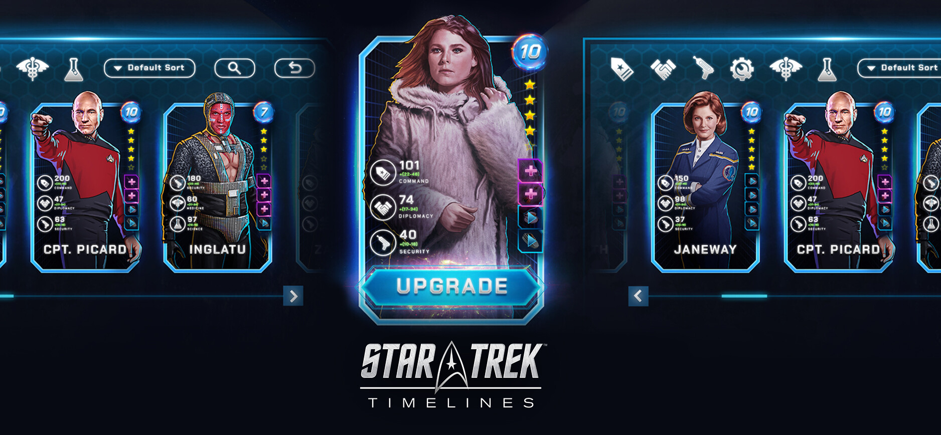 ArtStation - Star Trek Timelines - UI Redesign
