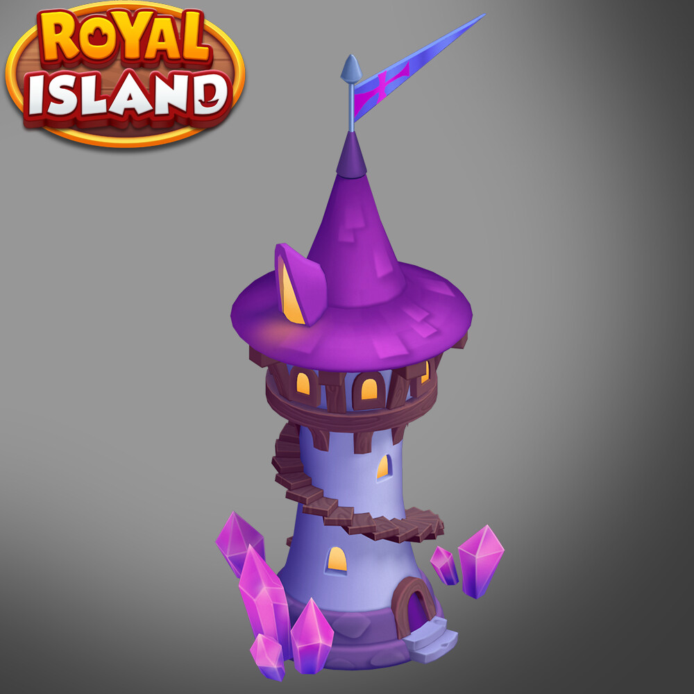 ArtStation - Magic Towers Hand-painted