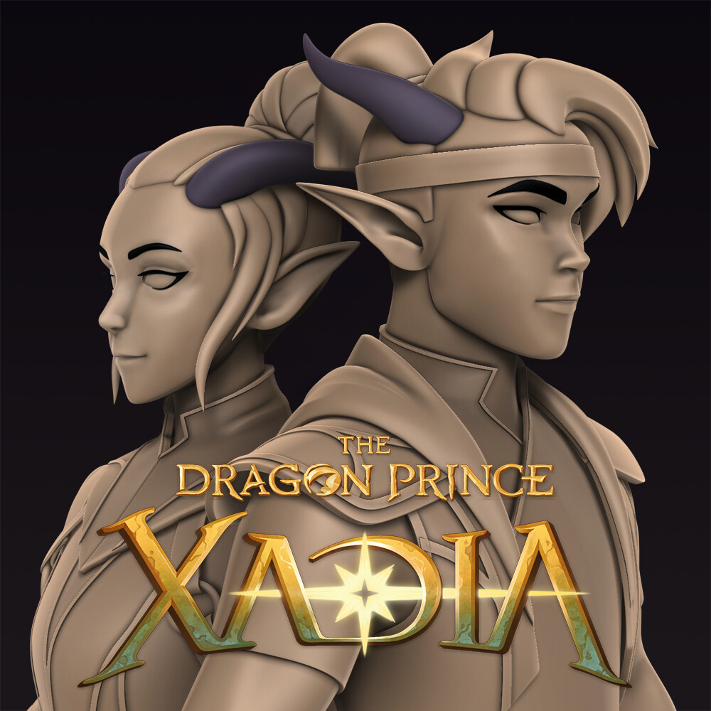 ArtStation - The Dragon Prince: Xadia - NPC: Moonshadow Elf: Rangers