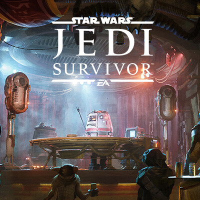 ArtStation - Cantina DJ Stage and Interior