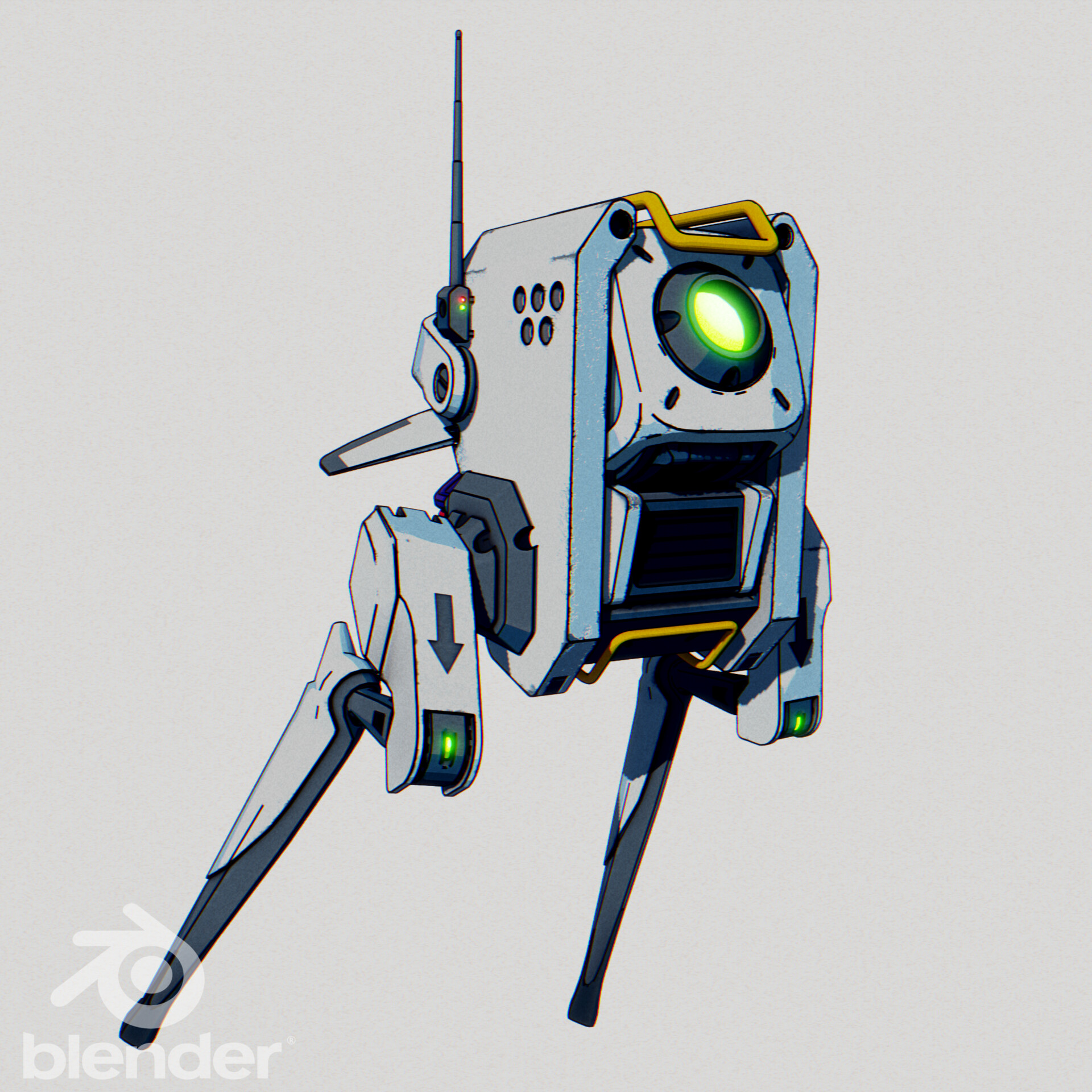 ArtStation - Stylized Robot Companion