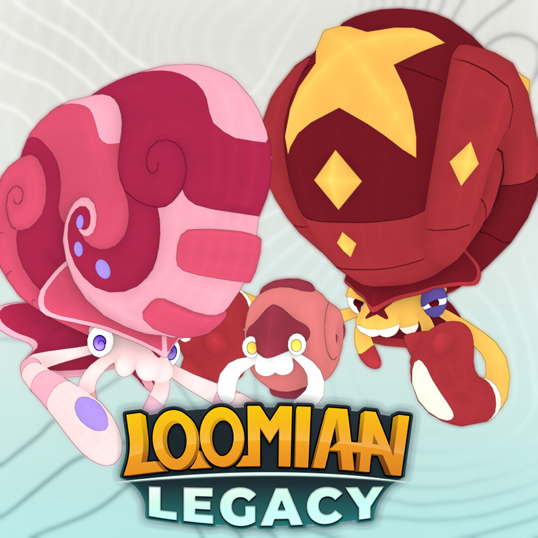 ArtStation - Nautling Evolution Line - Loomian Legacy