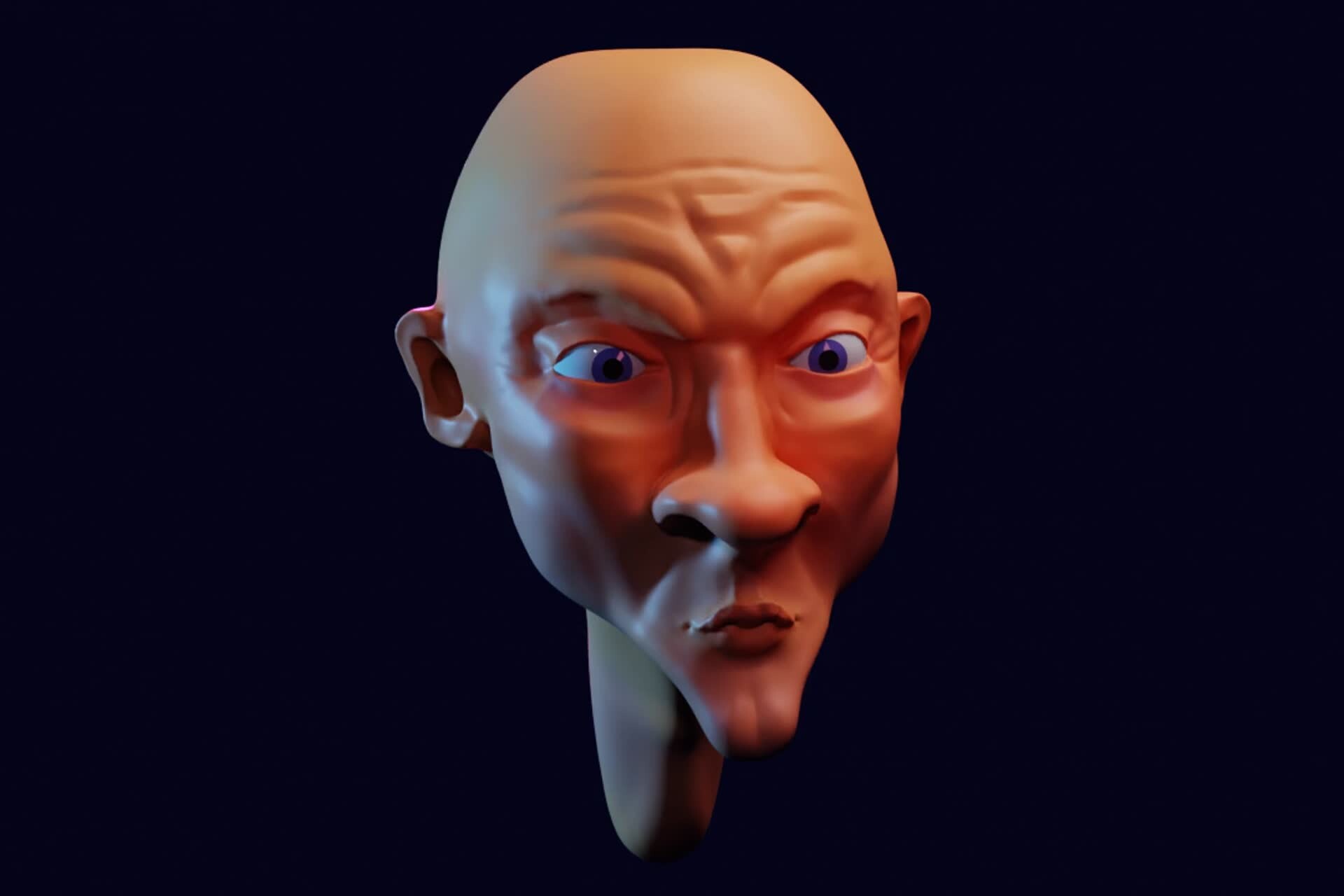 ArtStation - Grumpy Baldy