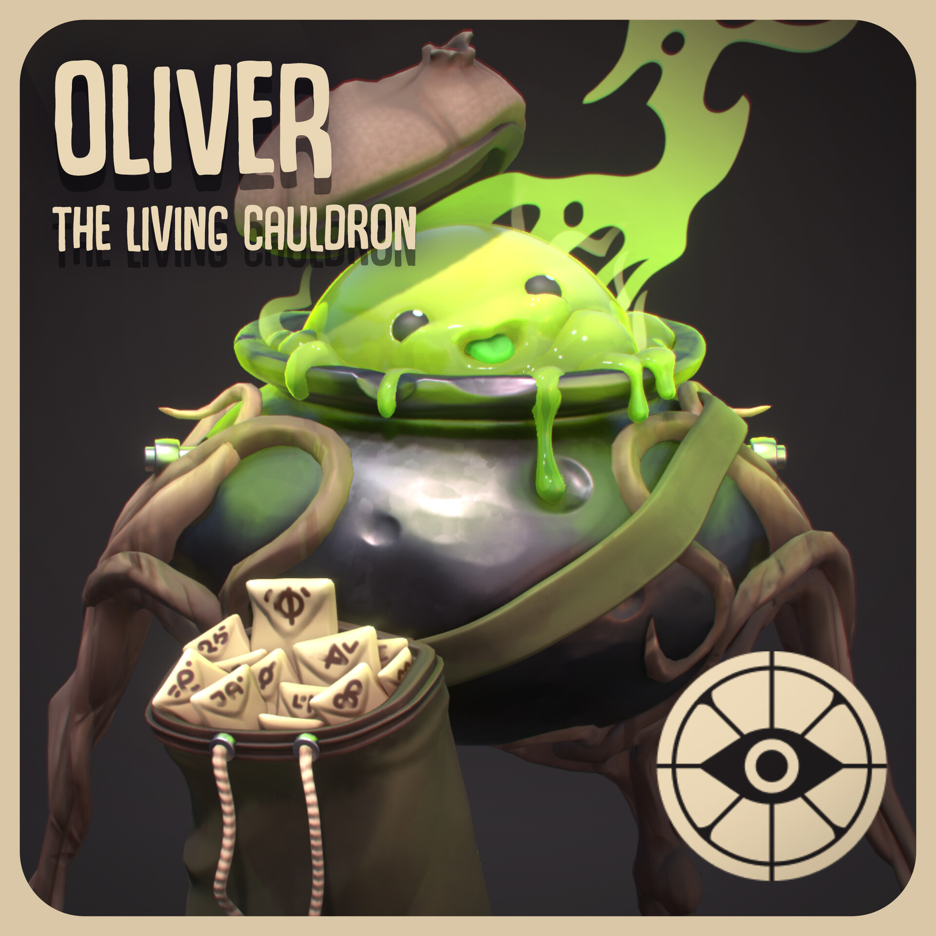 ArtStation - Oliver the Living Cauldron | Deadlock Fan Hero