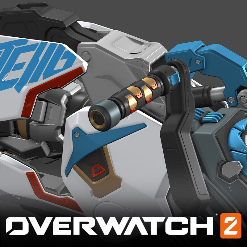 Kyle Rau - Hardsuface Artist - Portfolio - Zarya 2.0 gun