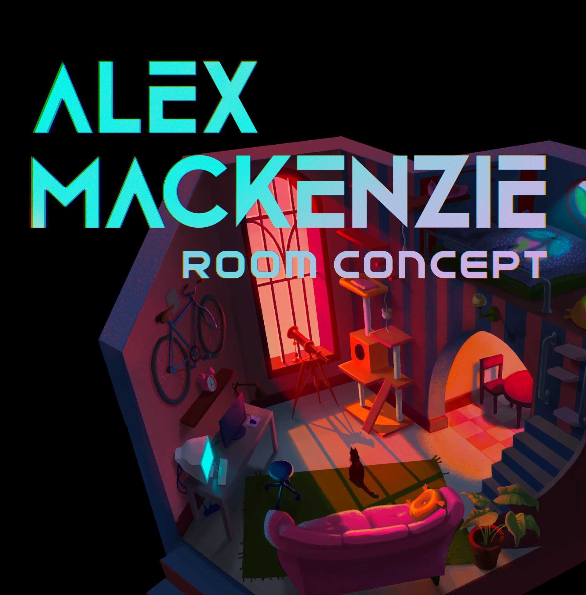 ArtStation - Alex Mackenzie room