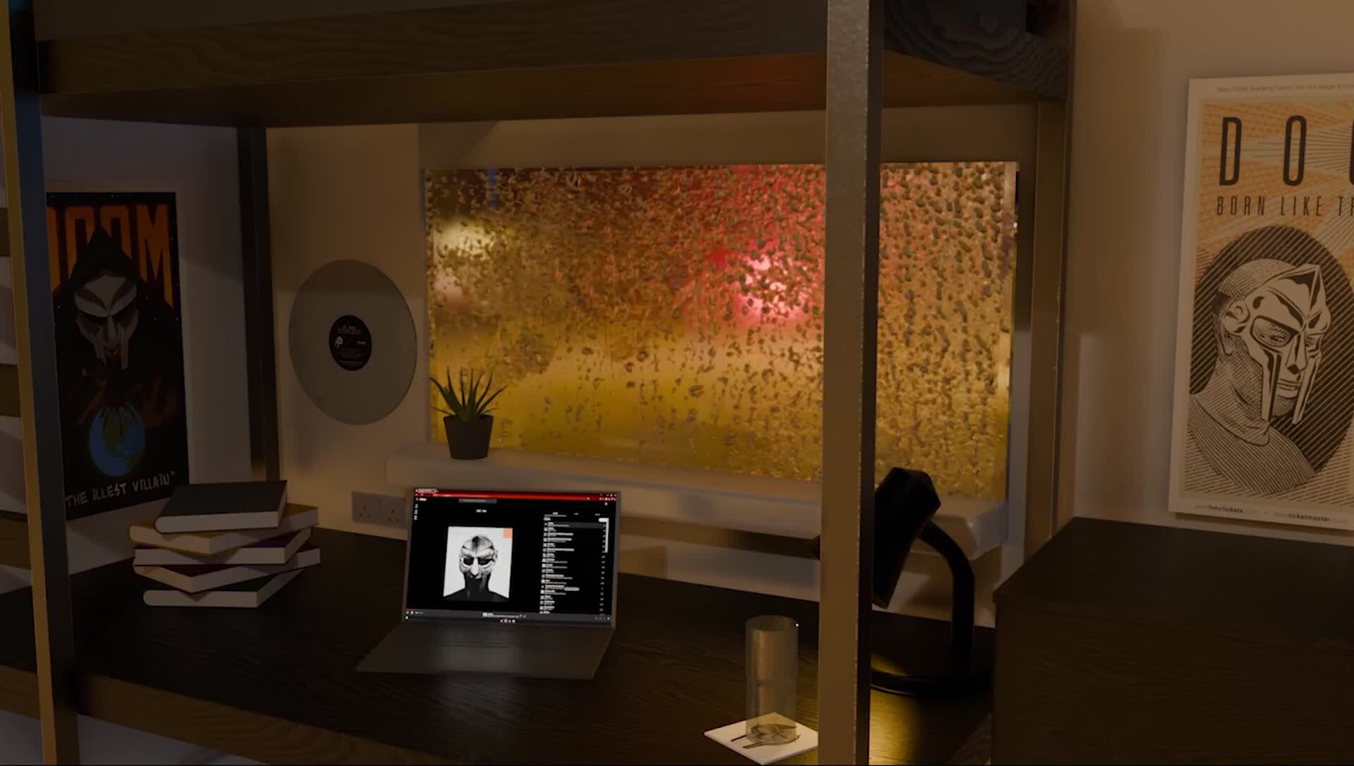 ArtStation - MF doom inspired Bedroom