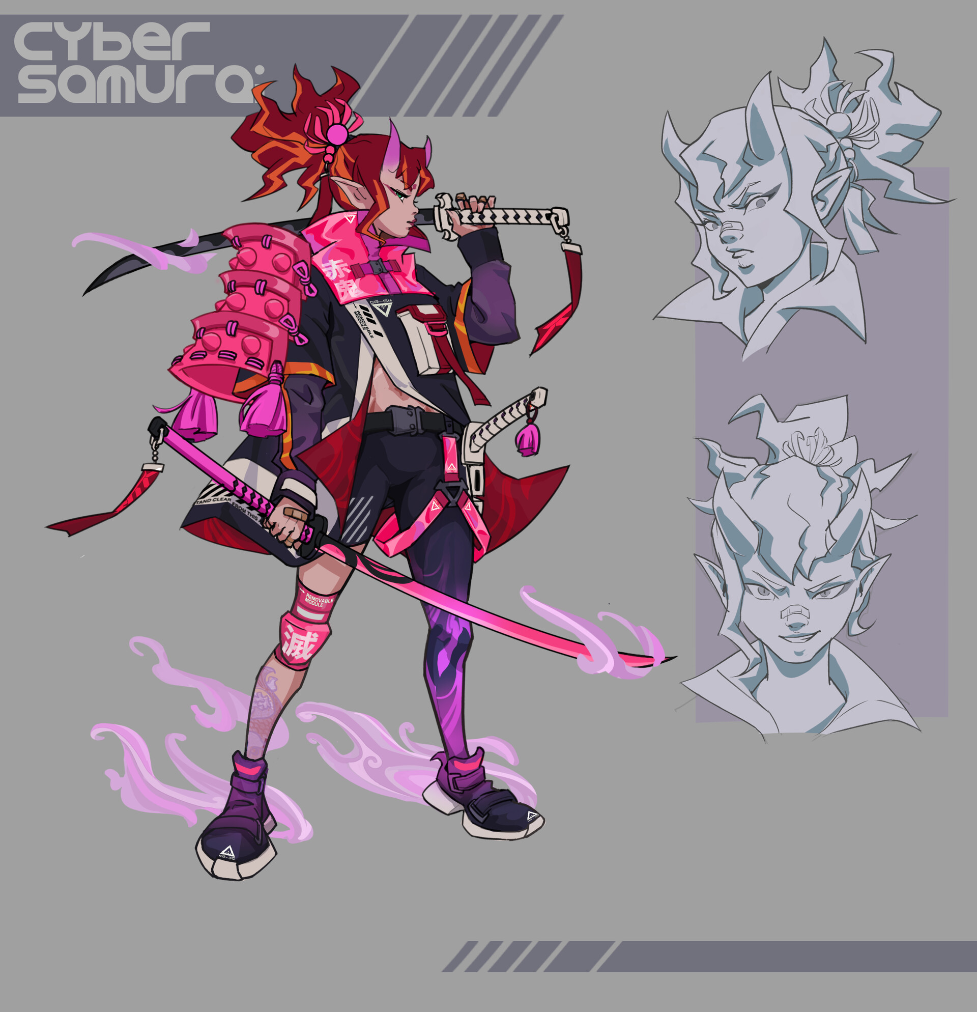 ArtStation - red oni