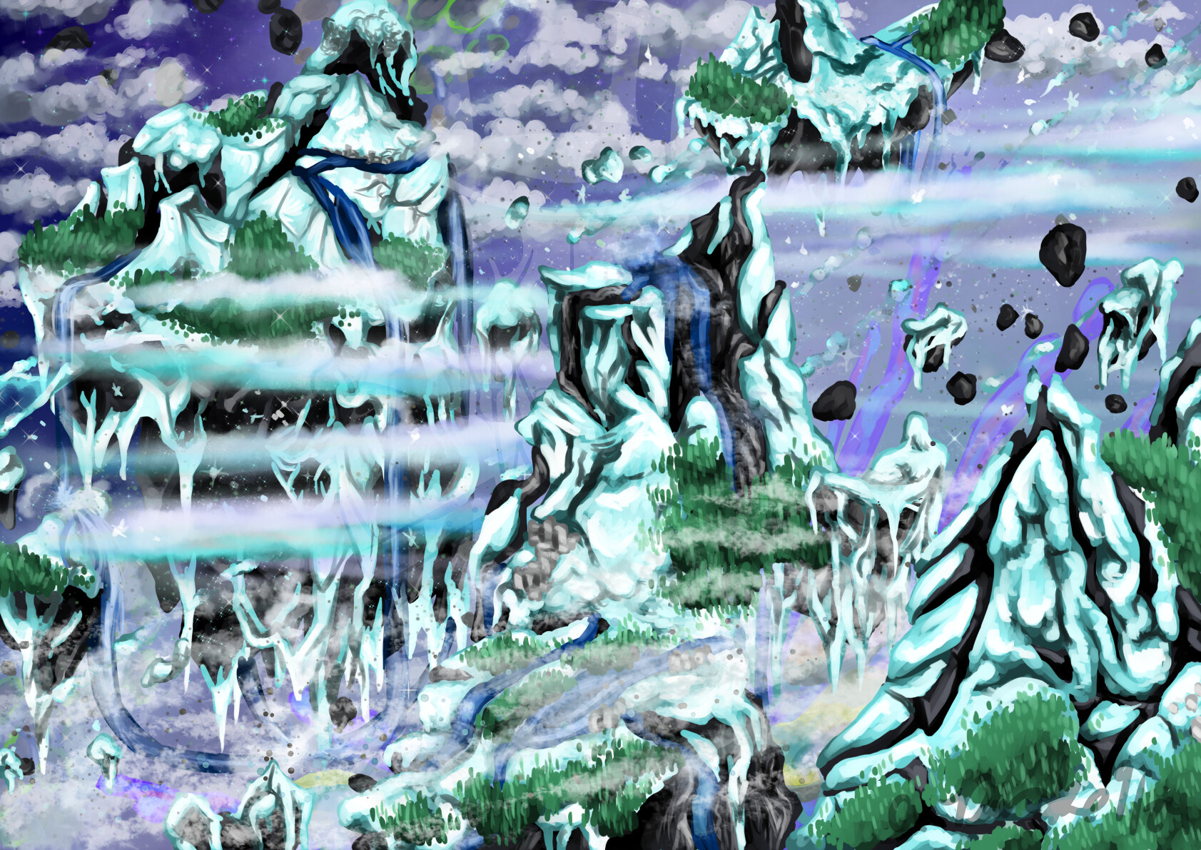 ArtStation - Alentis Project: Outer Ring Islands