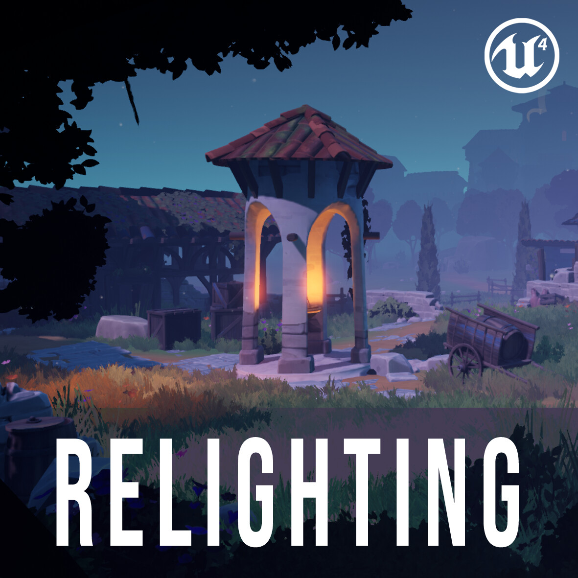 ArtStation - Relighting Stylized Fantasy Provencal