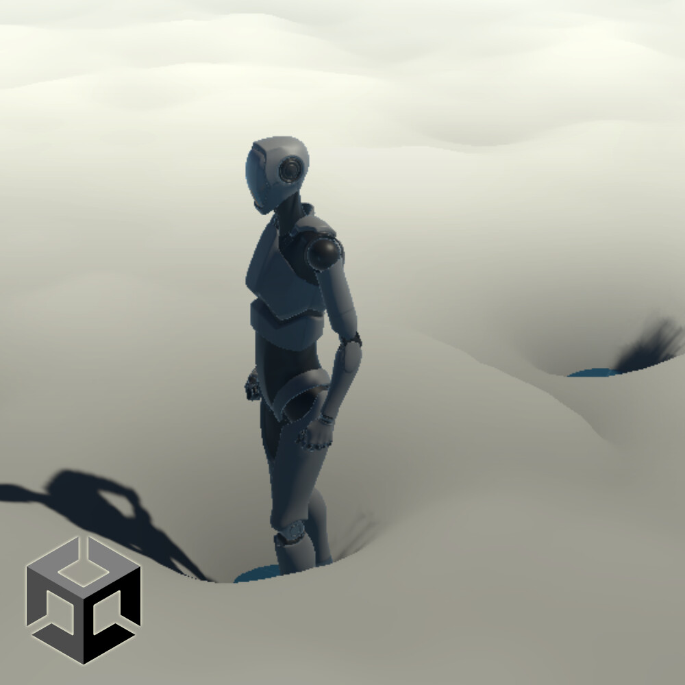 ArtStation - Snow Displacement - Unity Shader & Particle System