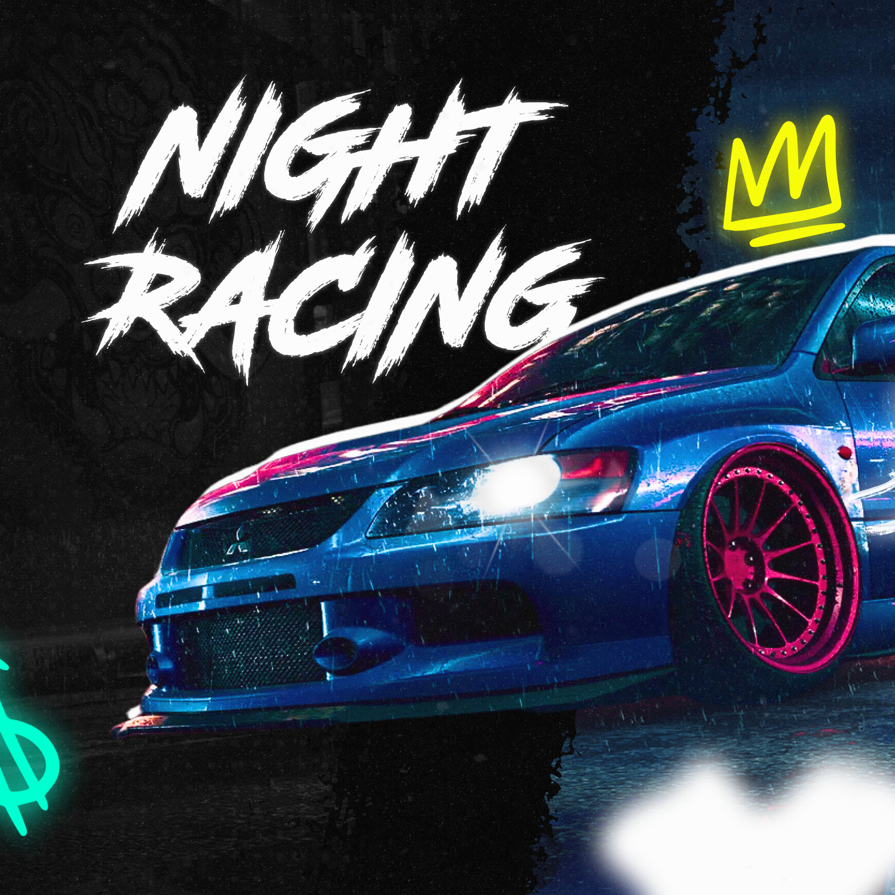 ArtStation - Night Racing | Game UI Concept