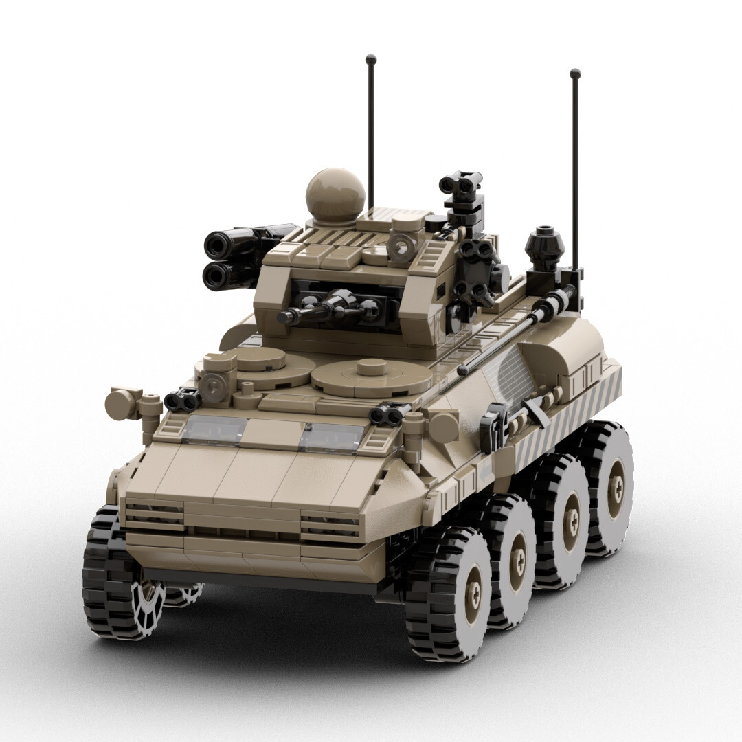 ArtStation - BTR-4 (Lego Military Brick)