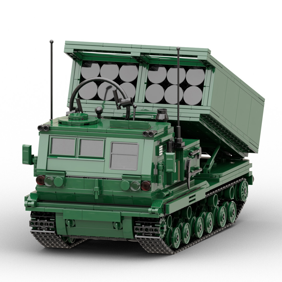 ArtStation - MLRS M270 (Lego Military Brick)