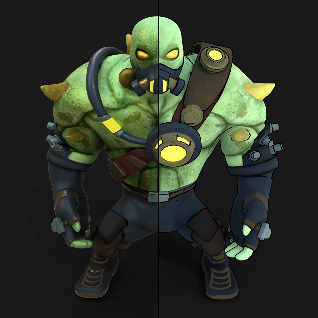 ArtStation - Stylized Monster Boss with Animation