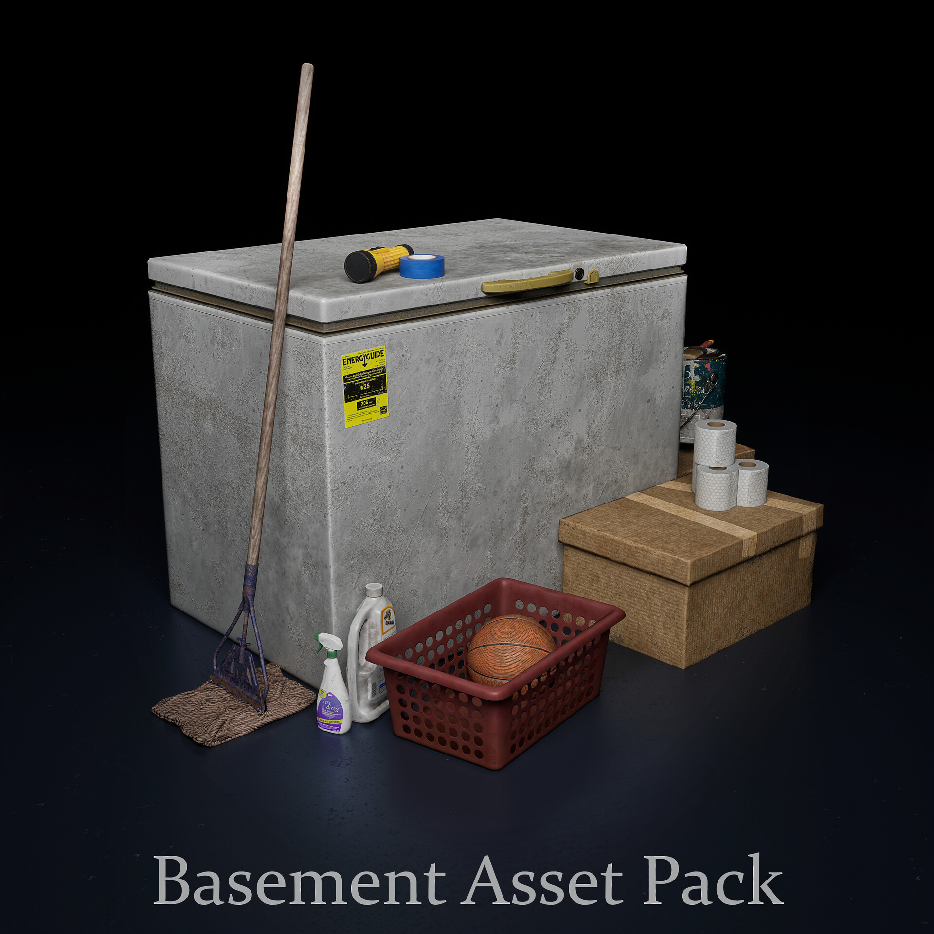 ArtStation - Basement Asset Pack