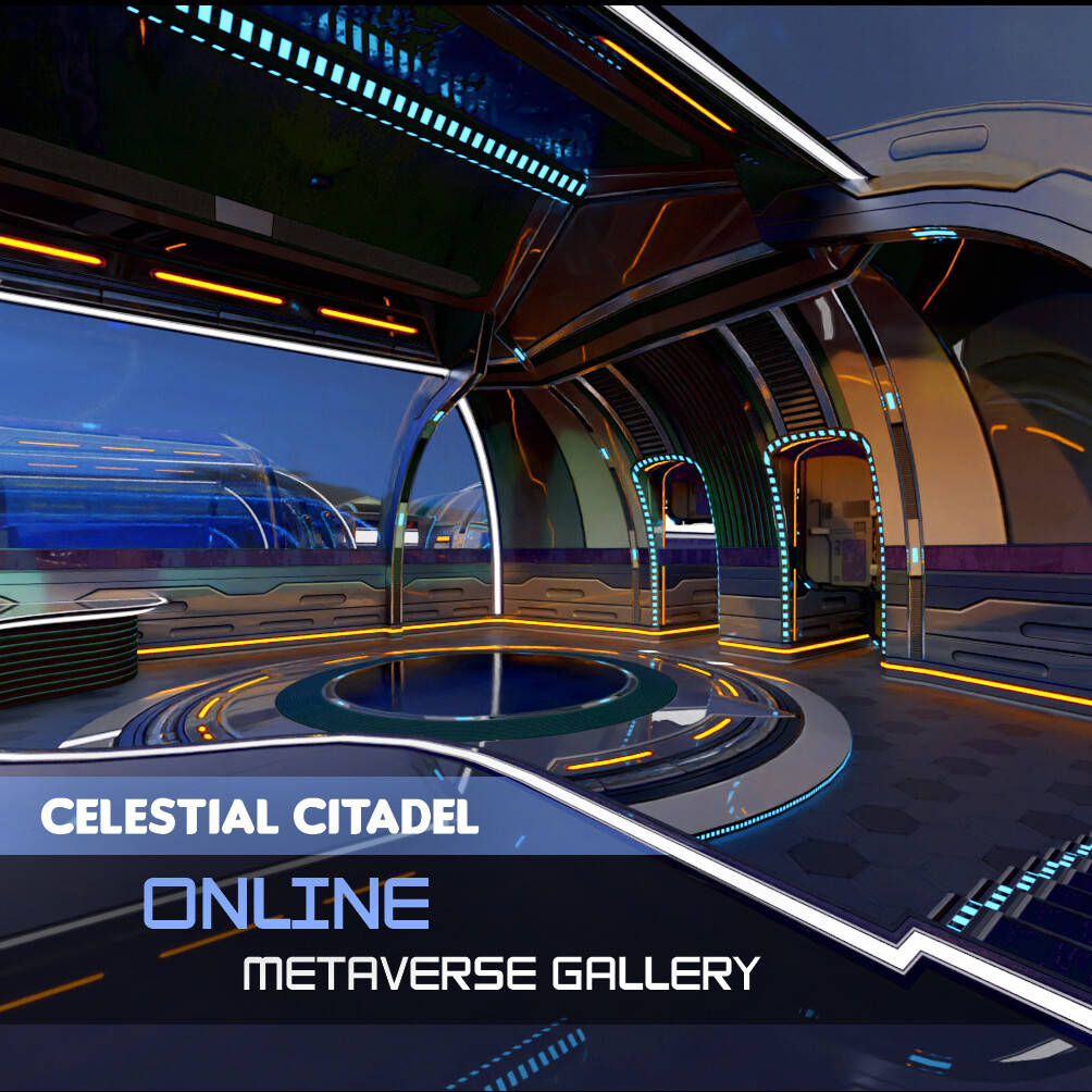 ArtStation - Celestial Citadel - Online METAVERSE GALLERY