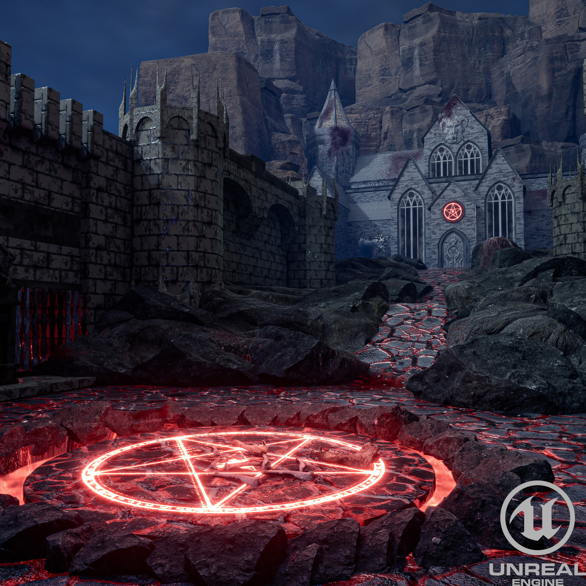 ArtStation - DOOM-Castle (UE5)