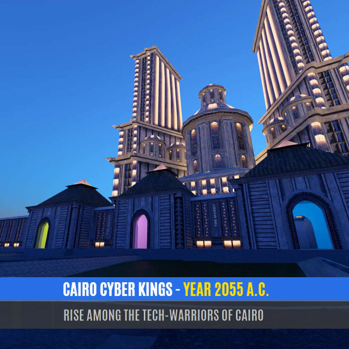 ArtStation - Cairo Cyber Kings - Year 2055 A.C.