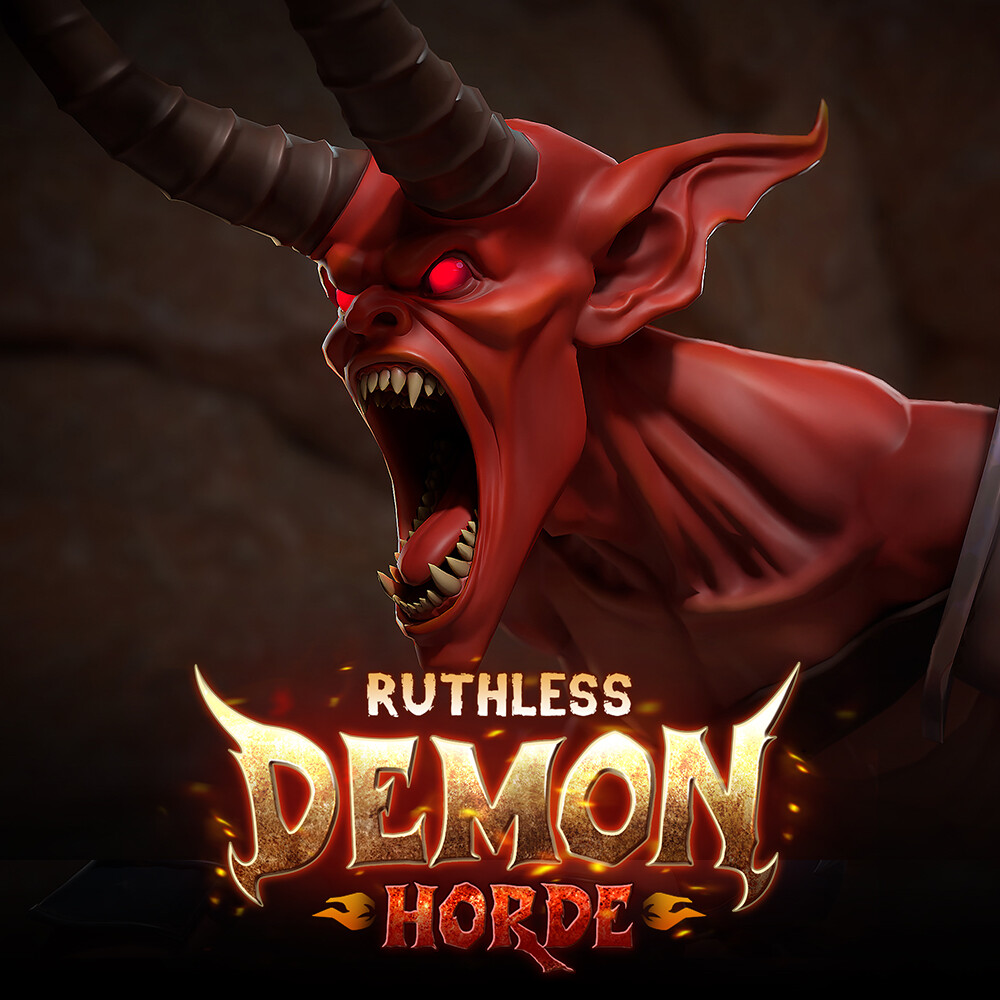 ArtStation - Demon Warrior - Model & Texture Showcase