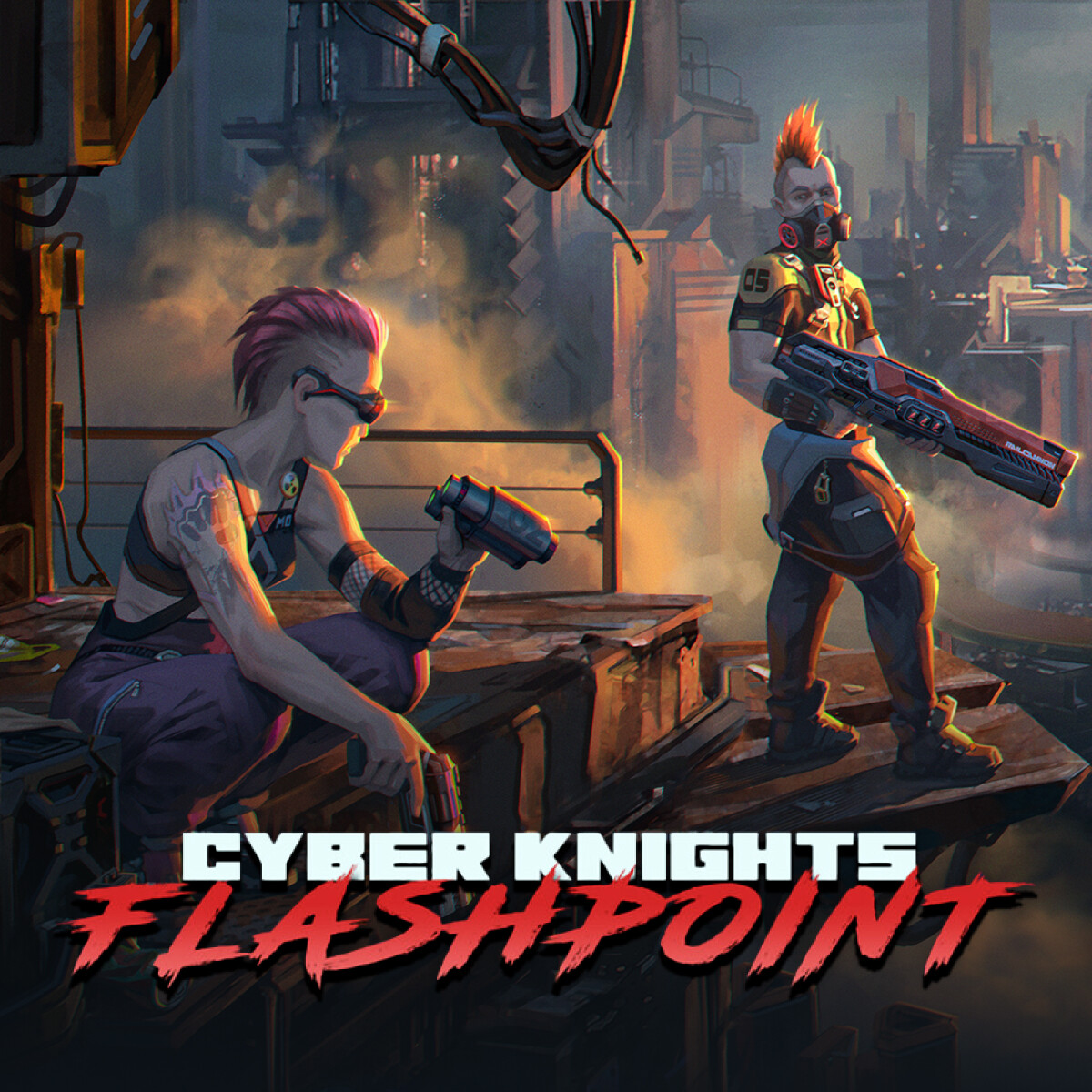 ArtStation - Cyber Knights: Flashpoint – Cityscape