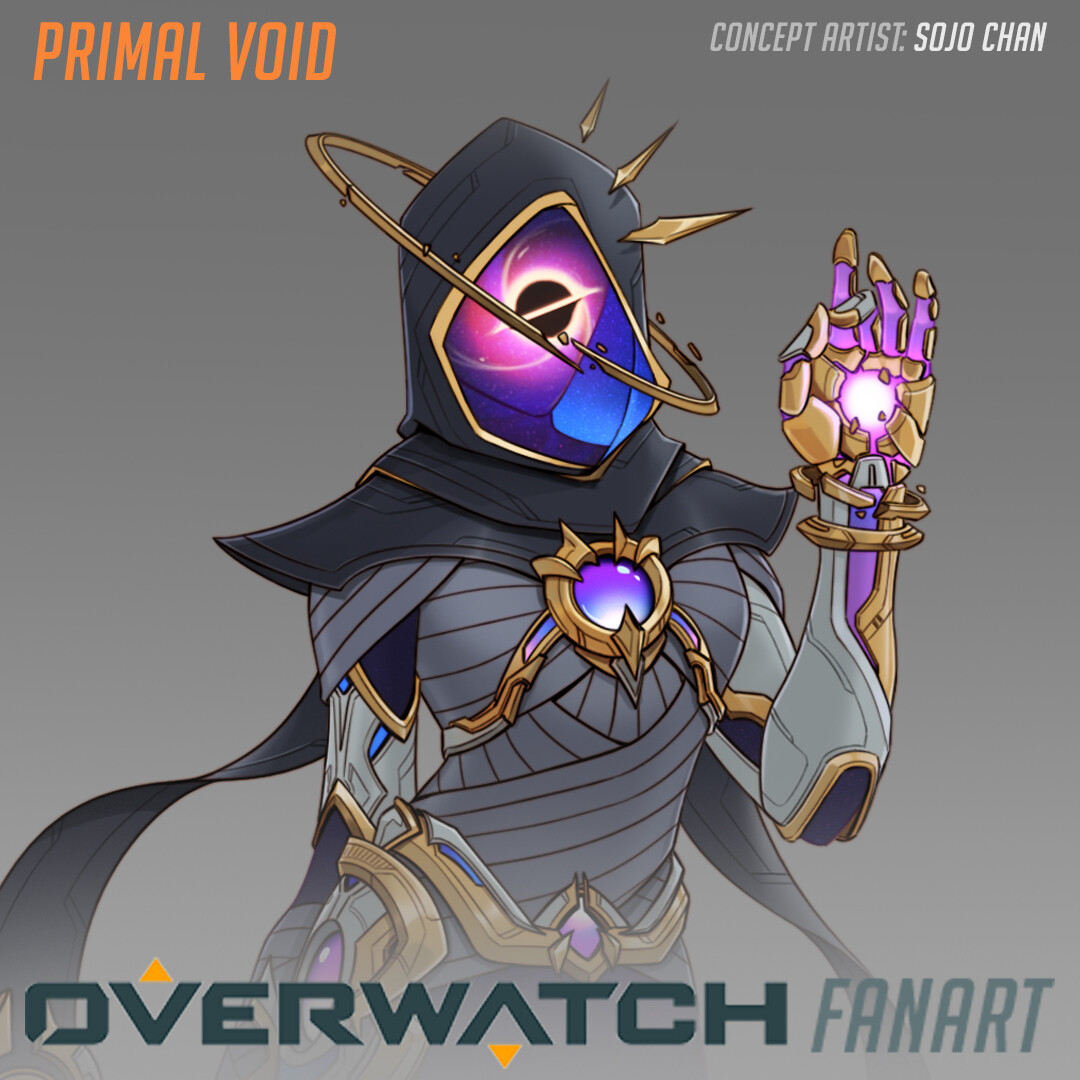 ArtStation - Primal Void Symmetra, Overwatch Fanart Skin