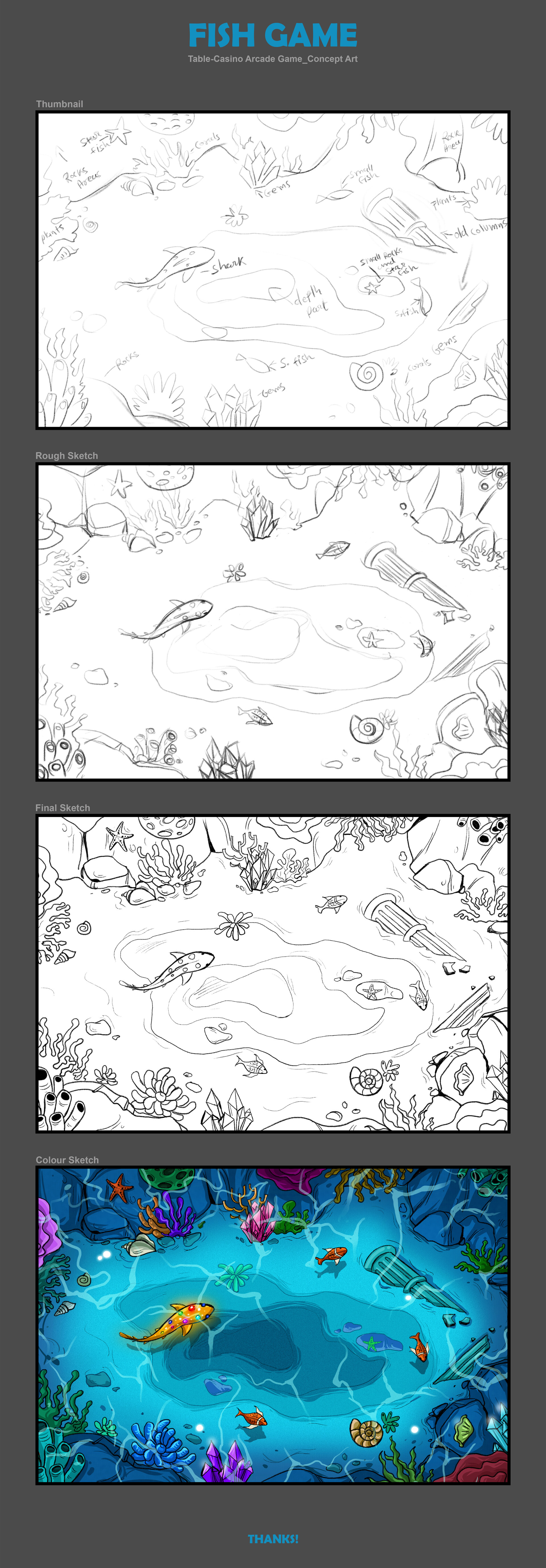 ArtStation - FISH GAME_CONCEPT ART