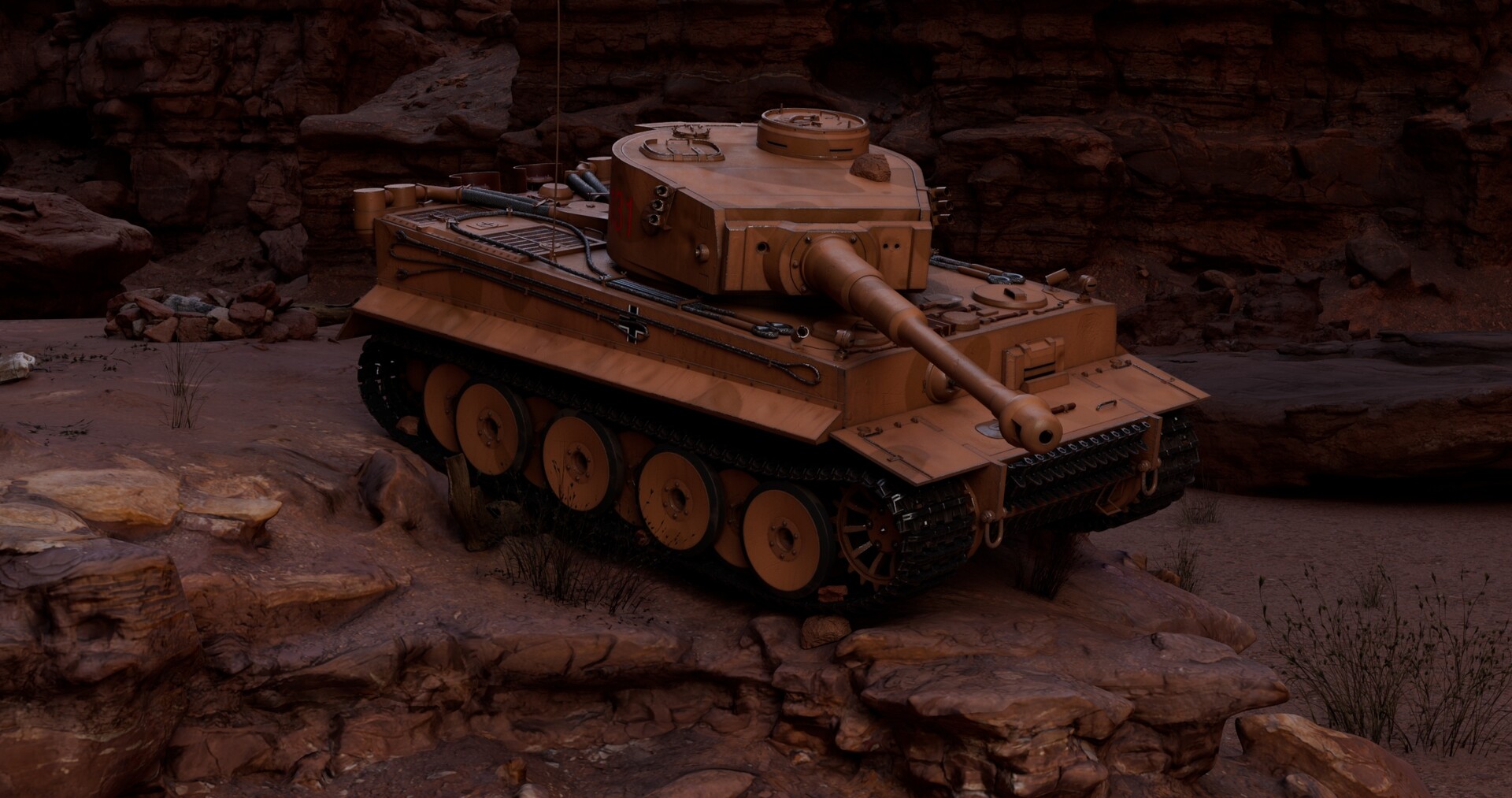 ArtStation - Tiger Tank