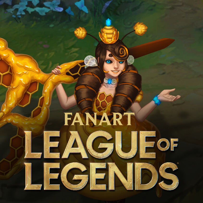 ArtStation - League of Legends Fanart Skin: Gween Bee