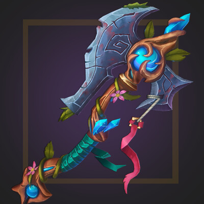 ArtStation - Handpaint Axe