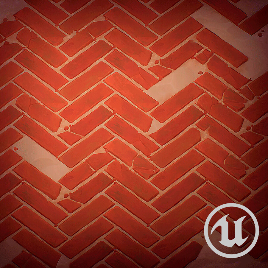 ArtStation - Hand Painted Normals - Floor Tiles Explorations