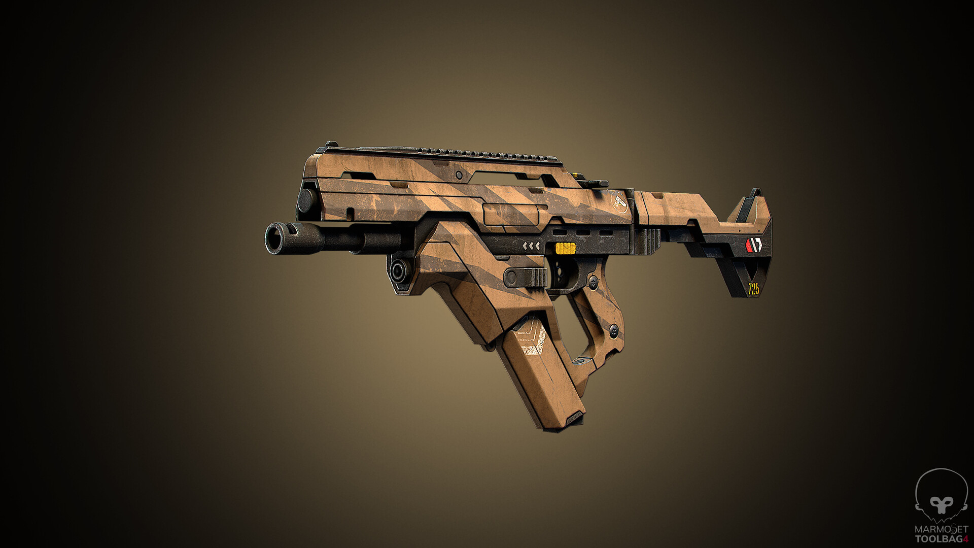 ArtStation - SMG Weapon Texturing Practice