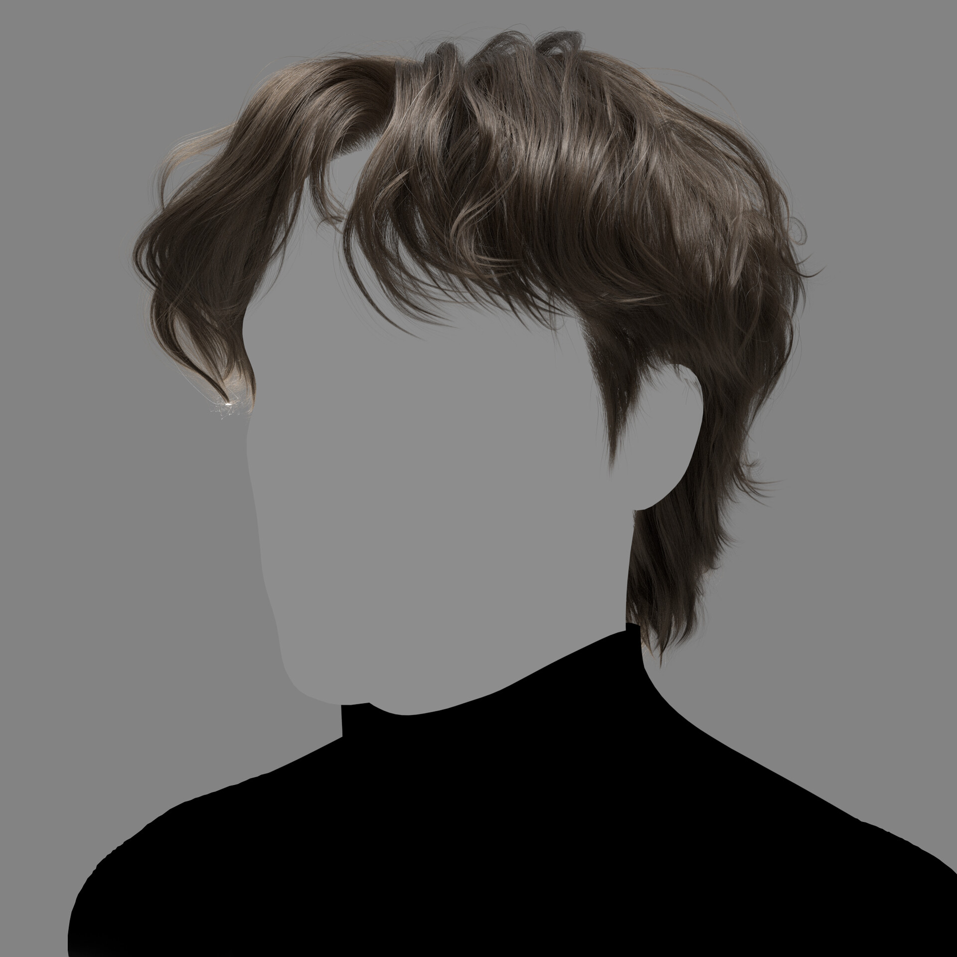 ArtStation - Korean Wavy Mullet XGEN